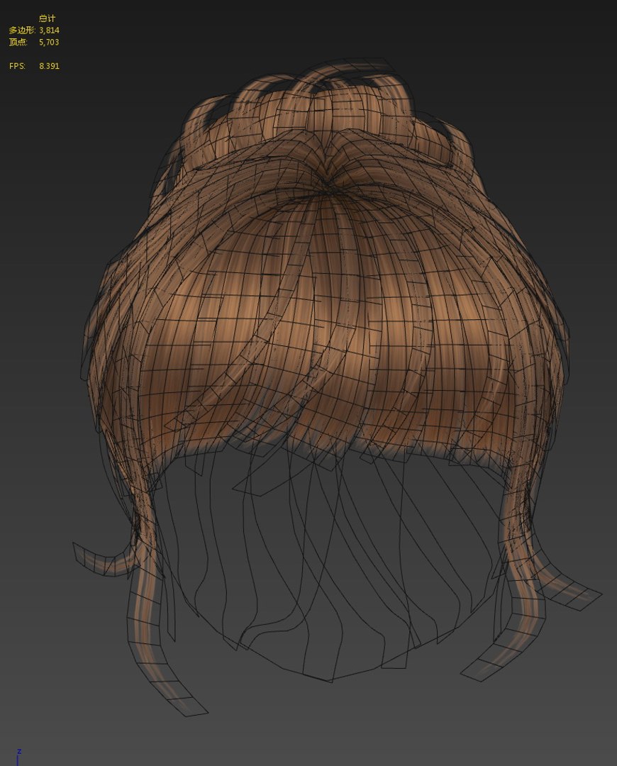 3D Hair Model - TurboSquid 1383726