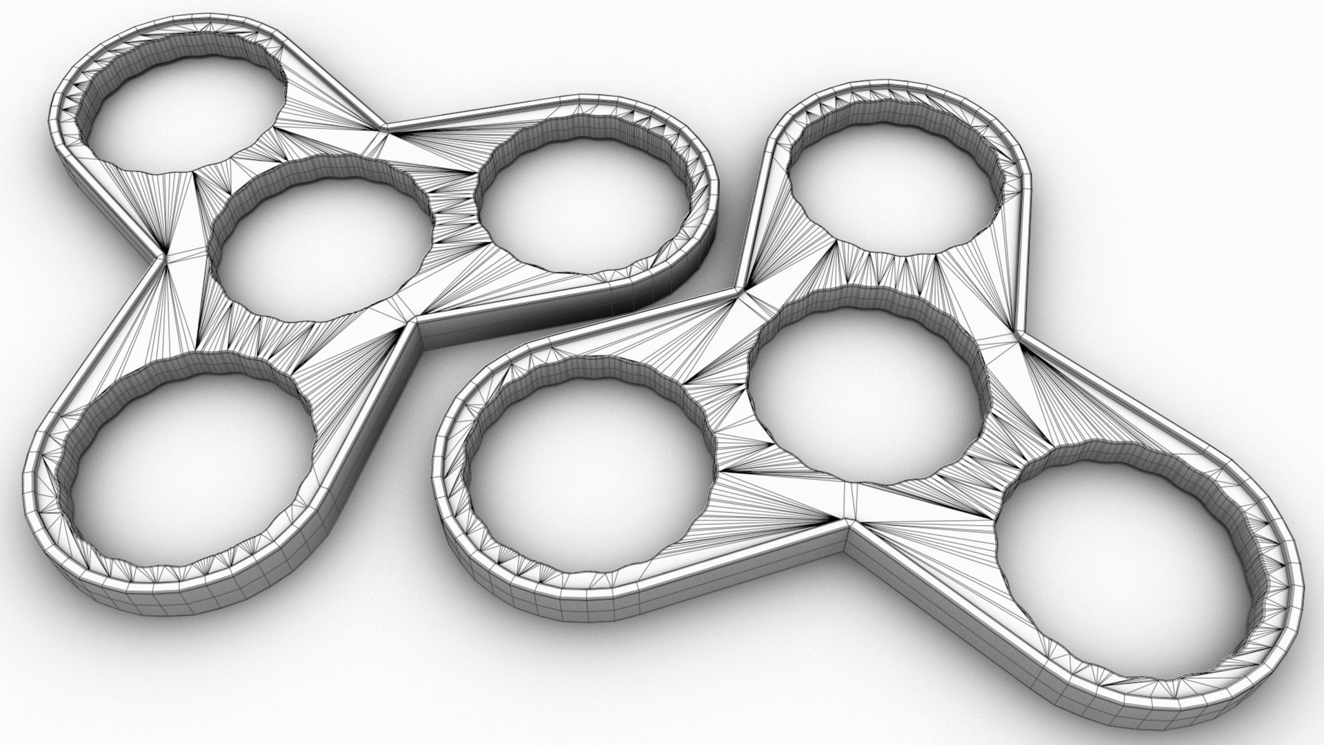 3d Printable Fidget Toy Triangle