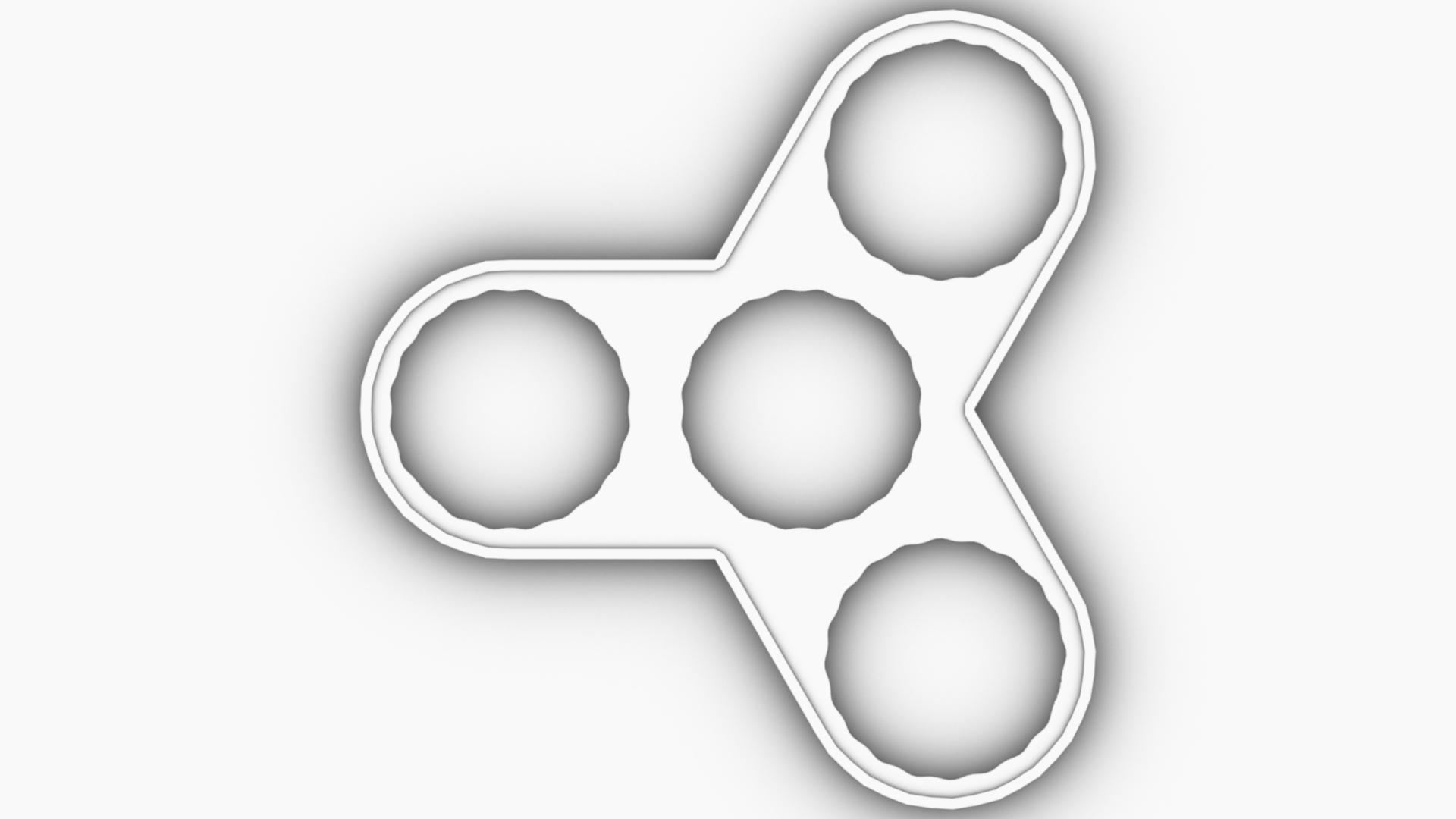 3d printable fidget toy triangle