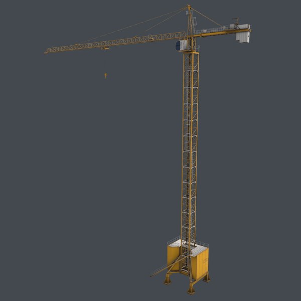 Tower crane potain mc 3D model - TurboSquid 1618147