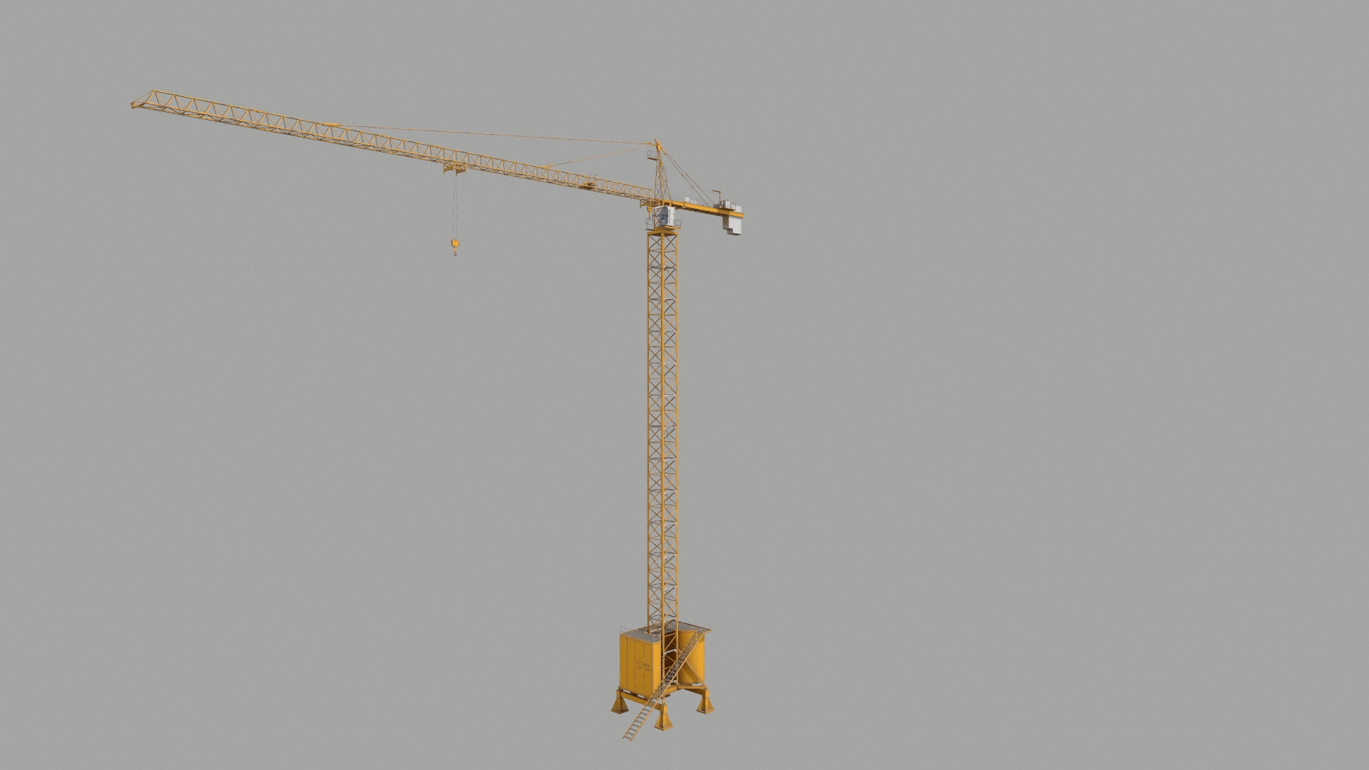 Tower Crane Potain Mc 3D Model - TurboSquid 1618147