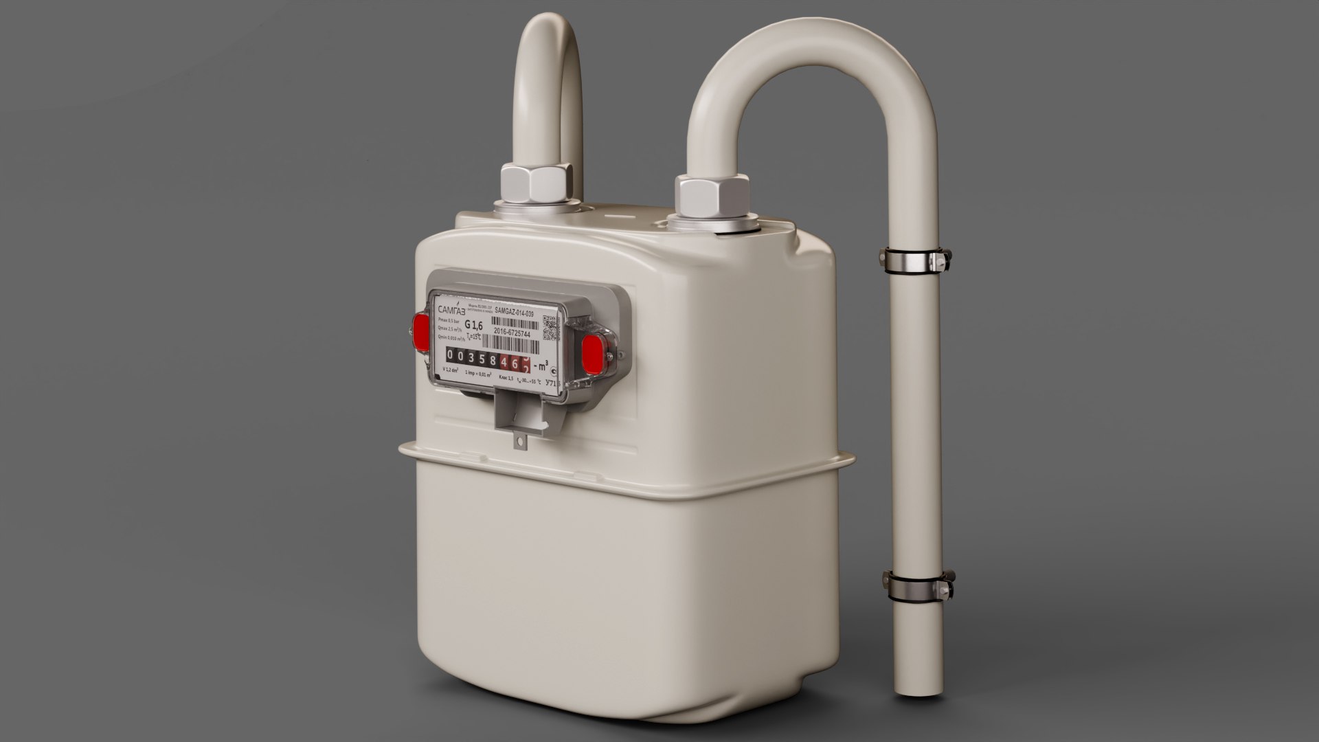3d Gas Meter