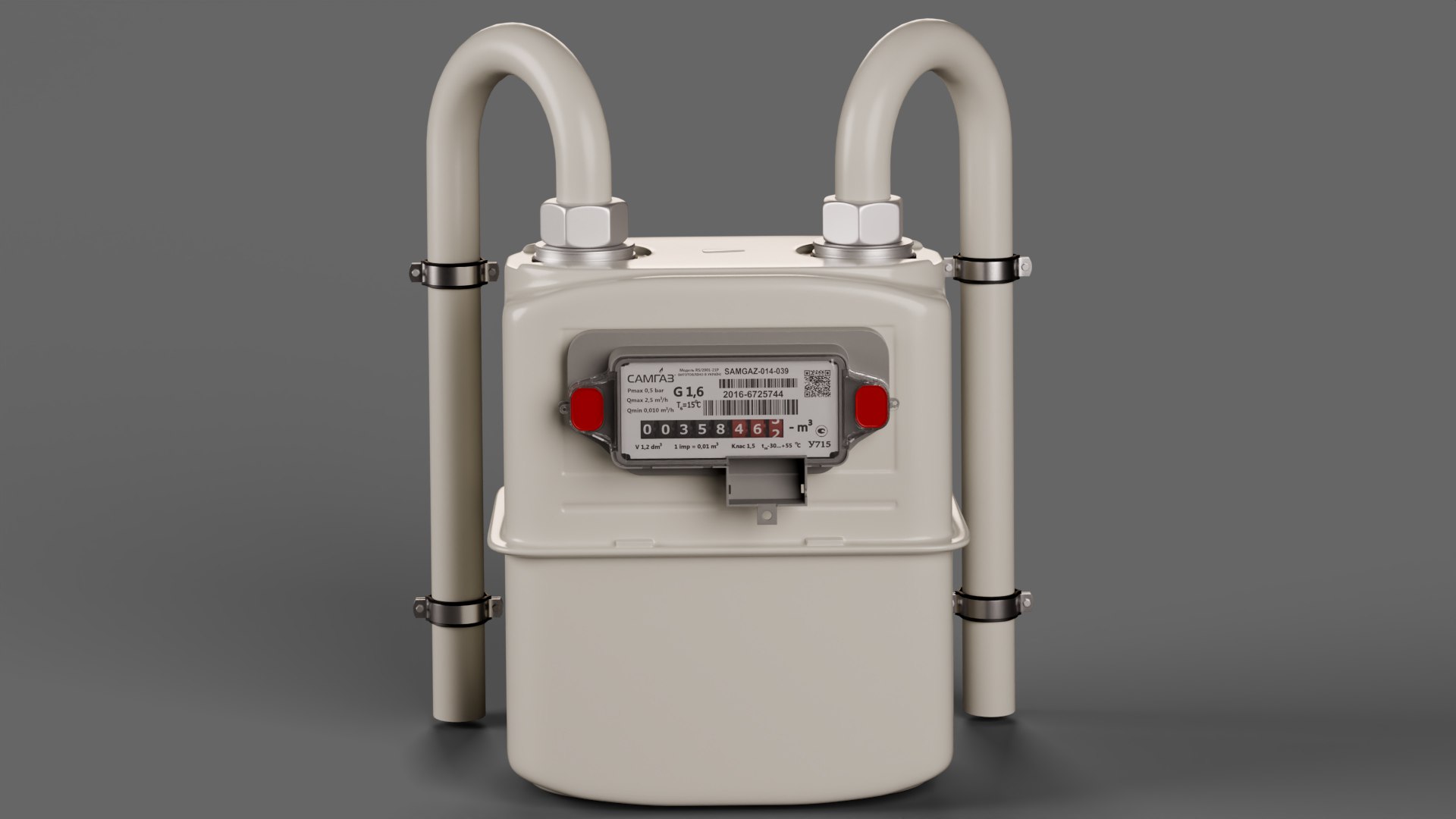 3d Gas Meter