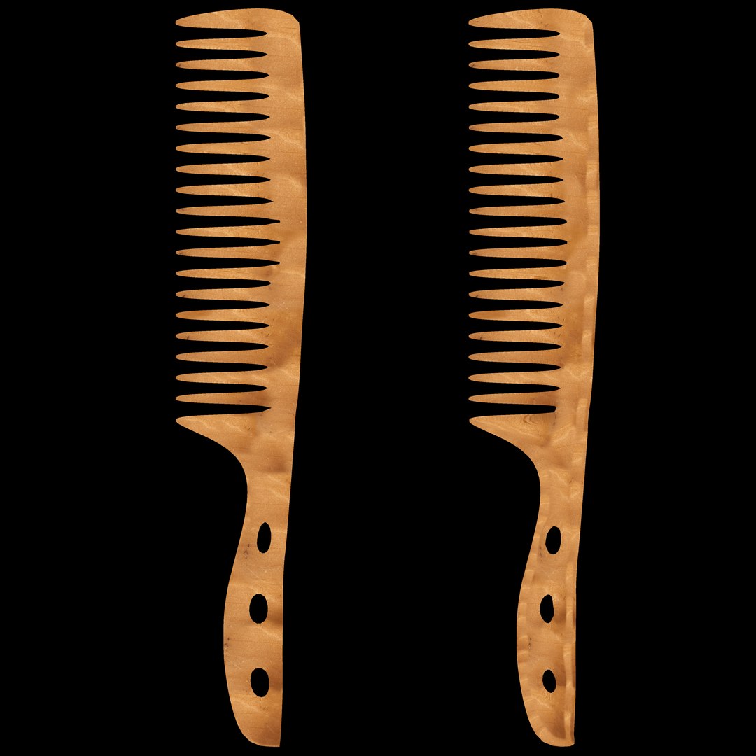 3D Tooth Tail Comb Model - TurboSquid 2091087