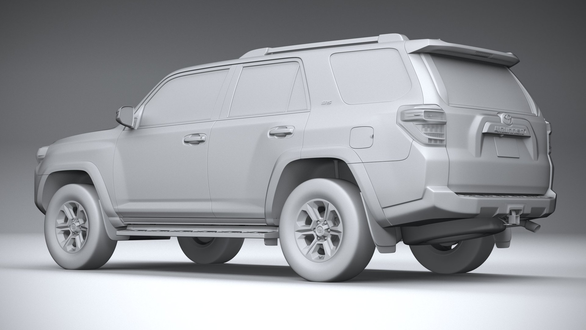 Toyota 4Runner Base 2020 3D Model - TurboSquid 1952262