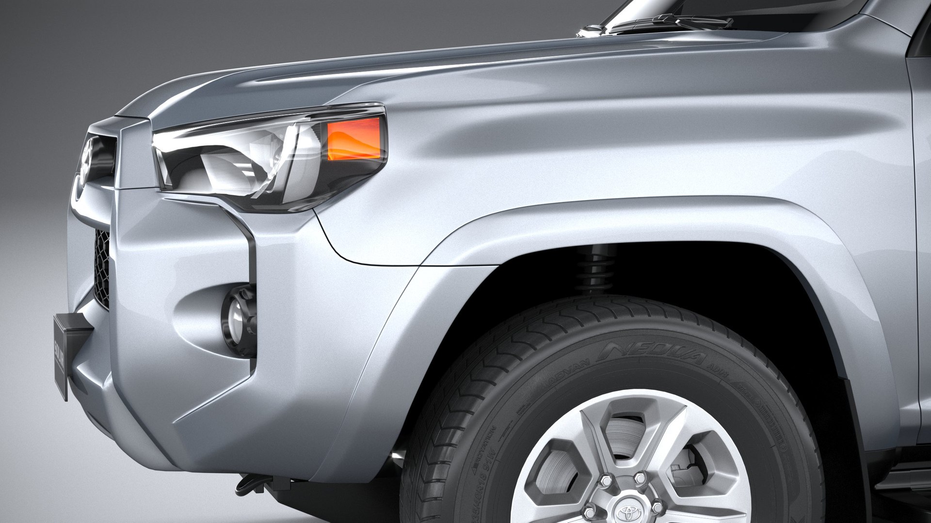 Toyota 4Runner Base 2020 3D model - TurboSquid 1952262