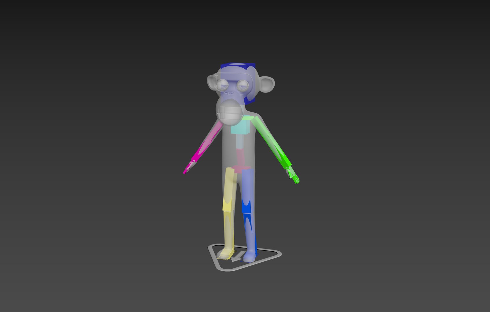 Character174 Rigged Monkey 3D - TurboSquid 1881192