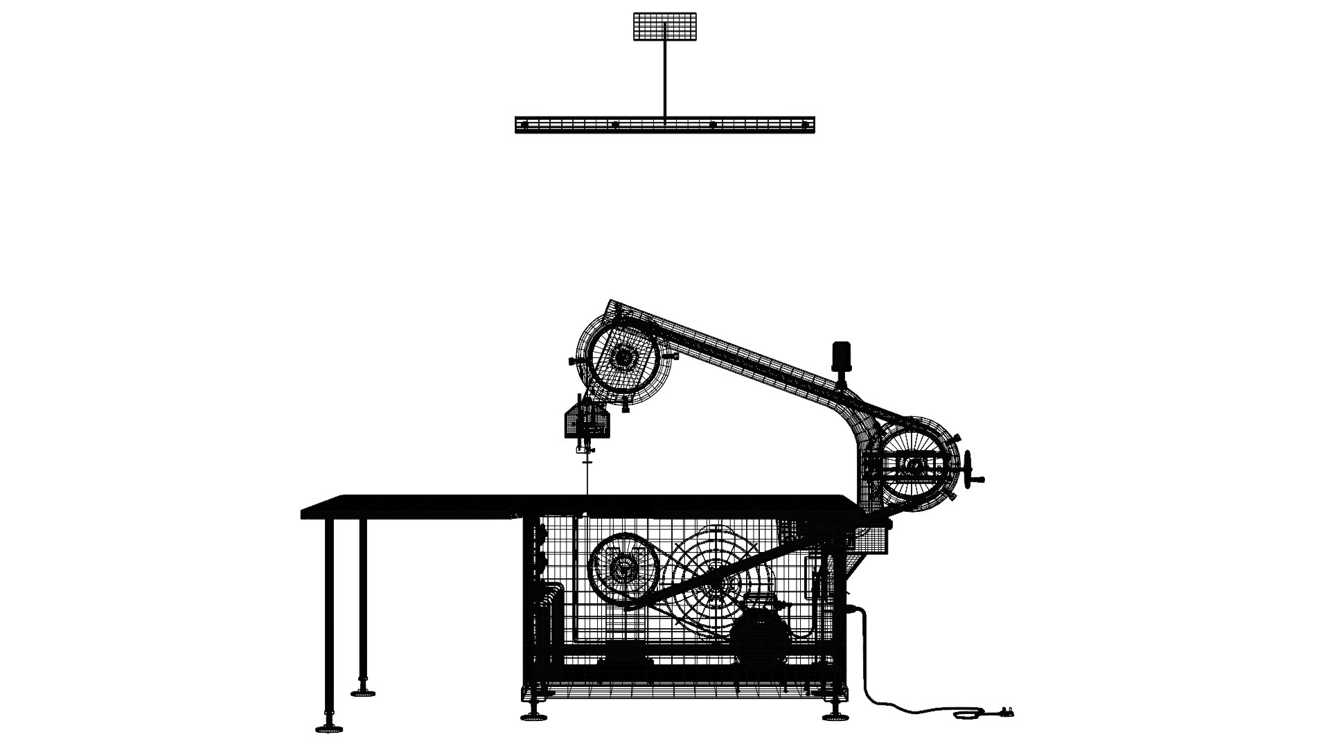 3D Model Band Knife Fabric Cutting Machine 3D Model - TurboSquid 2067353