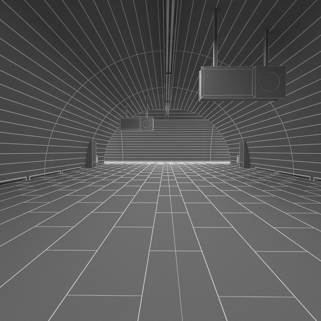 3d Subway Station