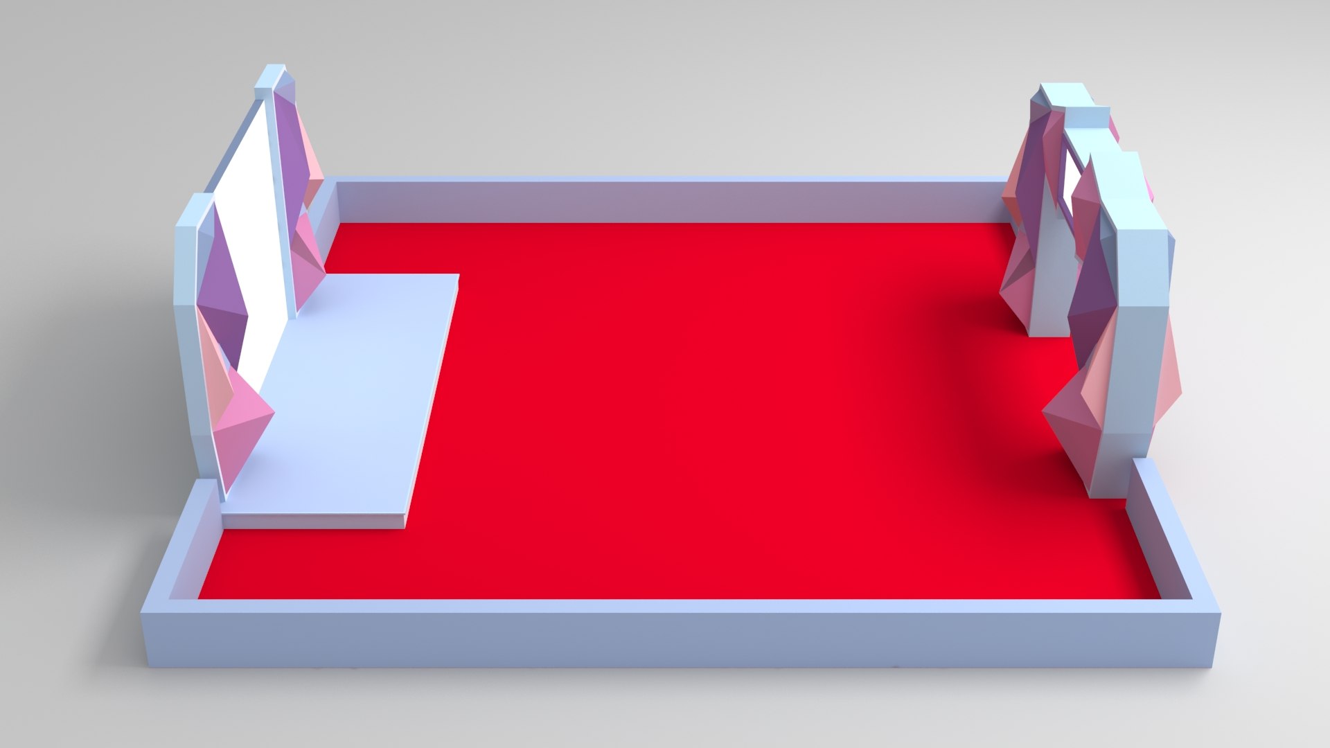 3D Layout Gate Stage Abstract - TurboSquid 1579682