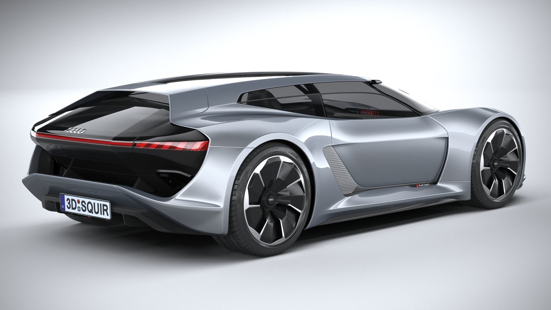 3D Audi Pb18 E-tron - TurboSquid 1686978