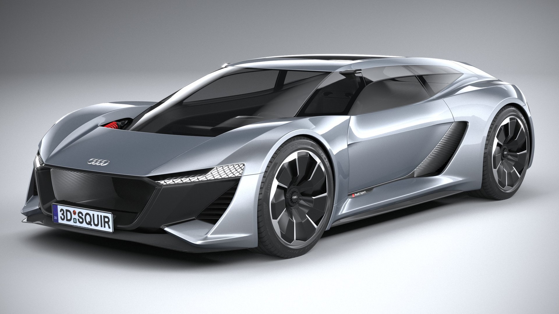 3D Audi Pb18 E-tron - TurboSquid 1686978