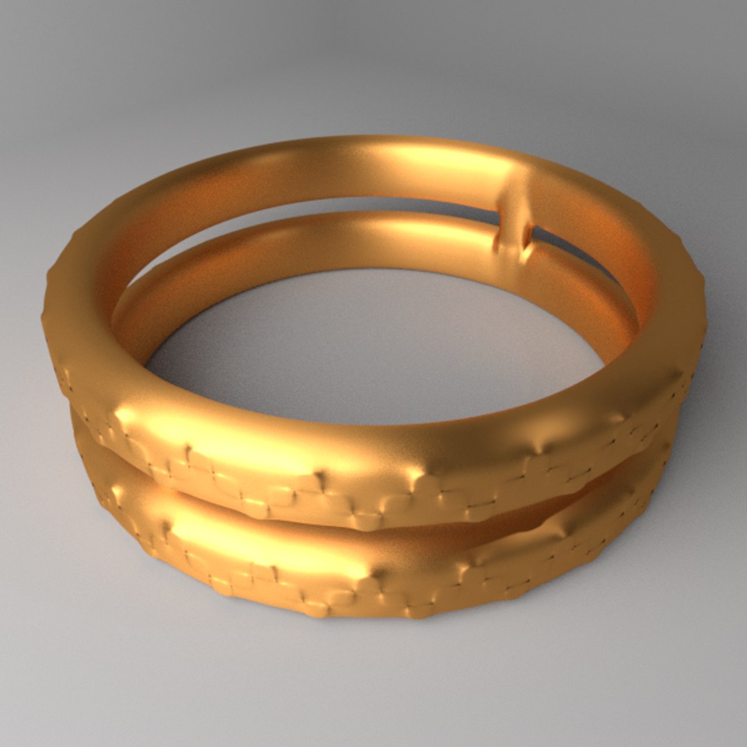 3D Gold Ring 3 - TurboSquid 1598792