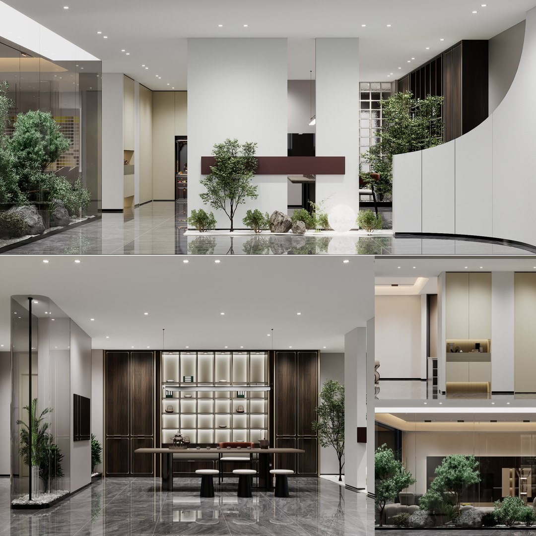 3D Customized Furniture Whole House Customized Furniture Showroom Model ...