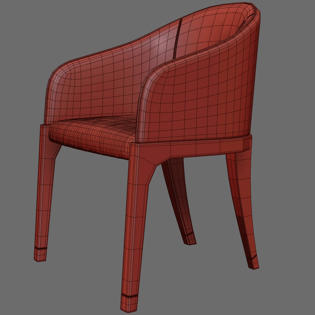 Potocco Miura Chair 3D Model - TurboSquid 1398915