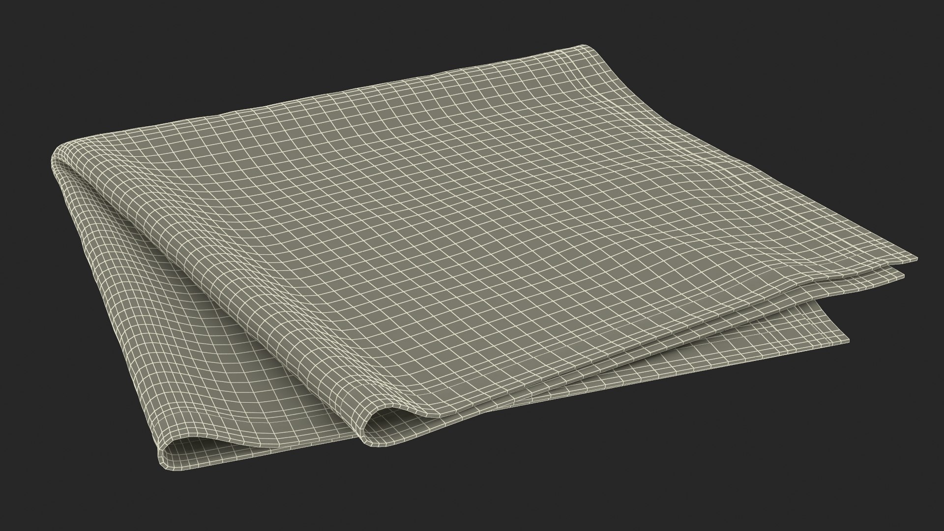 3D Folded Fabric Napkin - TurboSquid 2248513