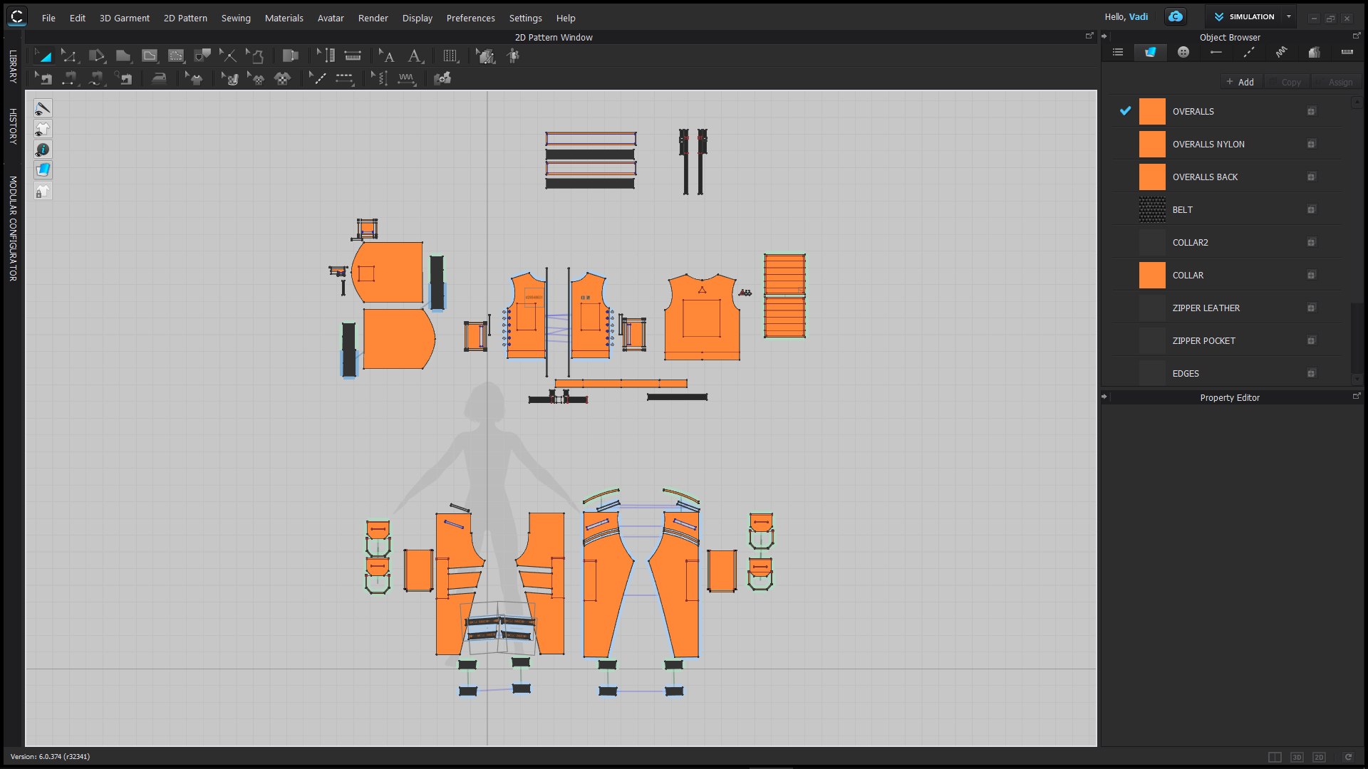 3D Model Female Overalls Marvelous Designer Project - TurboSquid 1726228