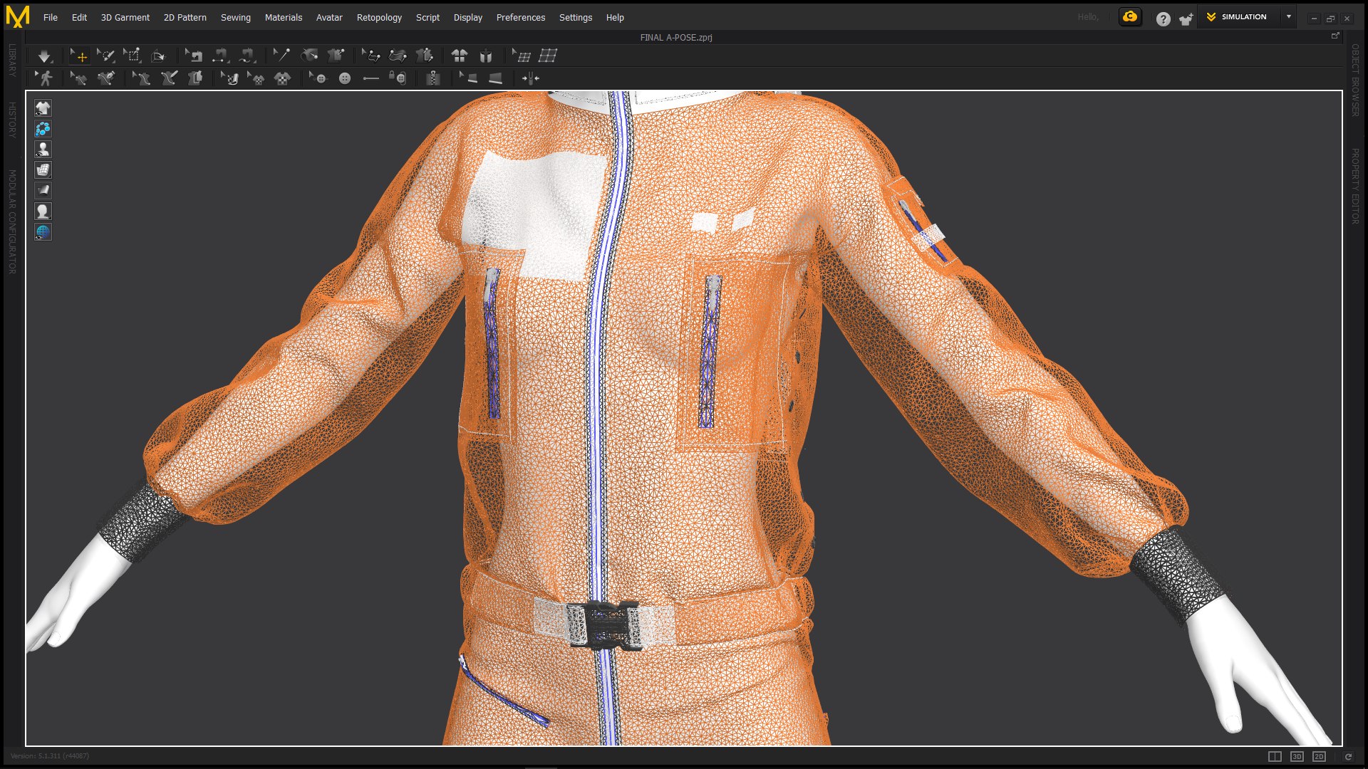 3D Model Female Overalls Marvelous Designer Project - TurboSquid 1726228