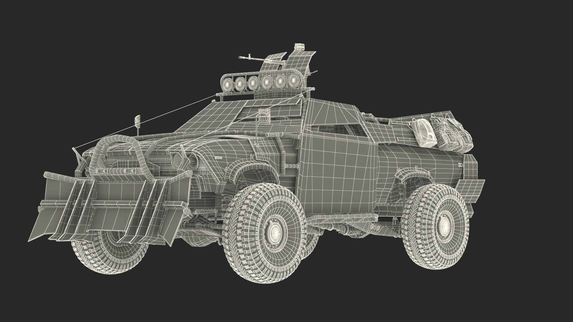 Post Apocalyptic Car Rigged 3D Model - TurboSquid 2191651