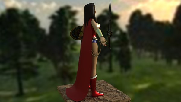 Wonderwoman 3D model - TurboSquid 2049289