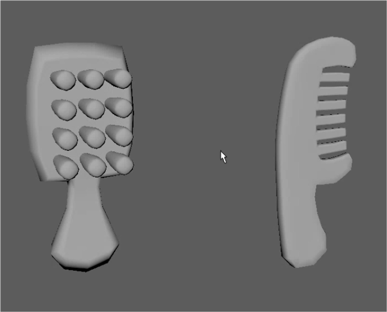 3D hair comb - TurboSquid 1640584