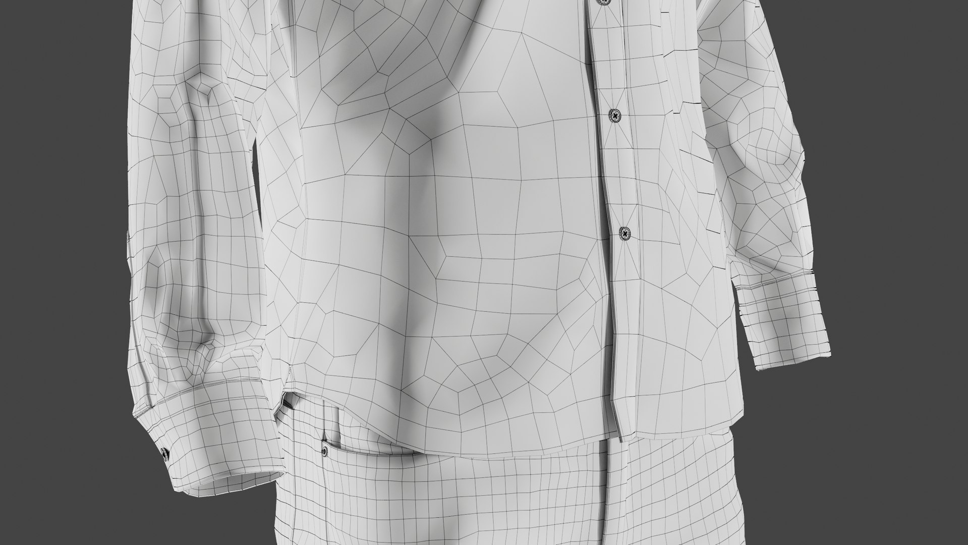 3D Mesh Men S Jeans Model - TurboSquid 1634763