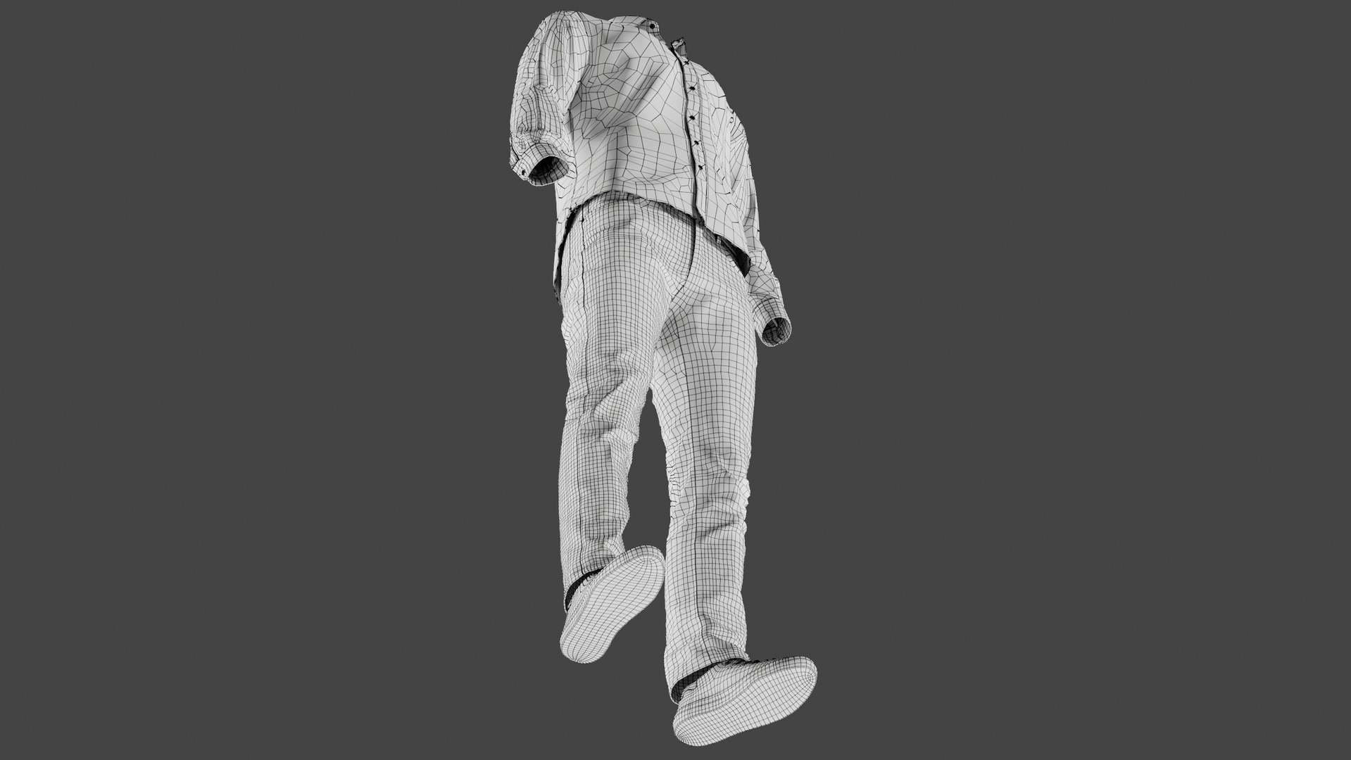 3D Mesh Men S Jeans Model - TurboSquid 1634763