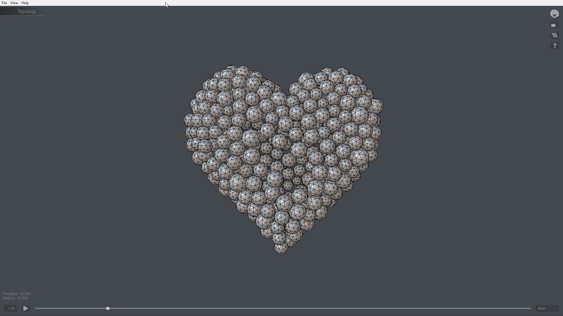 Heart Shape Art 3D Model - TurboSquid 1687147