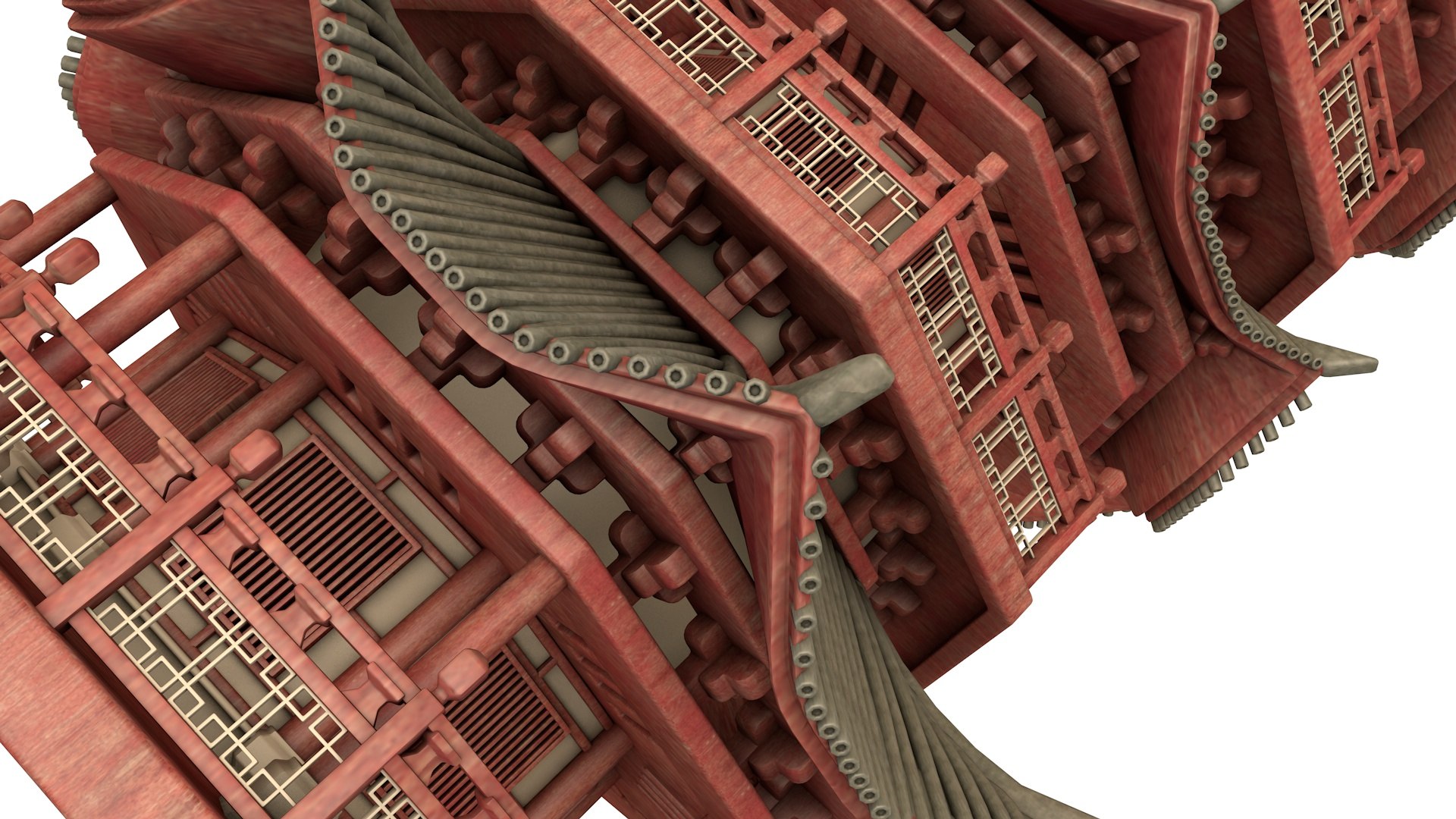 3D Chinese Pagoda Model - TurboSquid 2016466