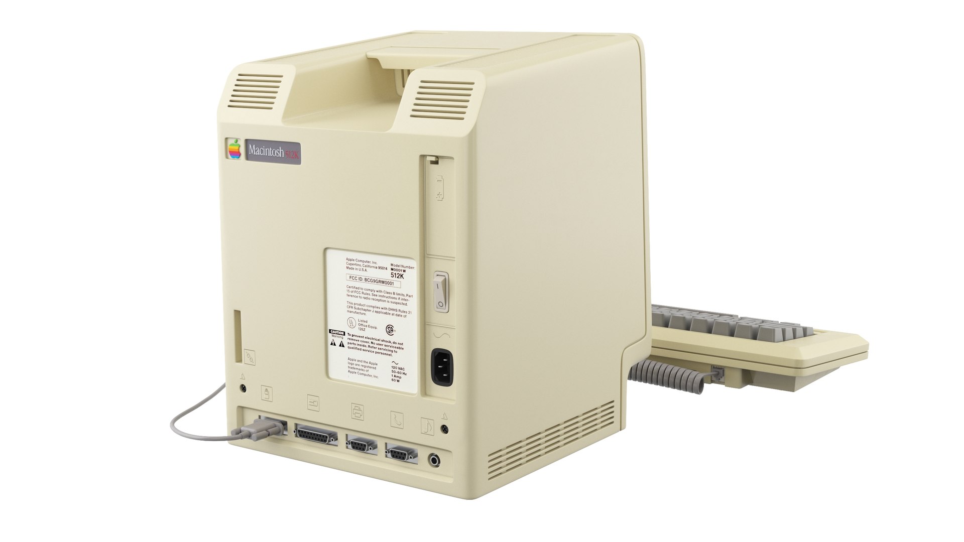 Macintosh 128K 3D Model - TurboSquid 2082680