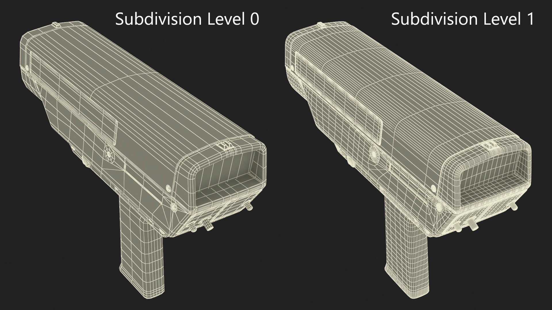 Radar Speed Gun Gray Model - TurboSquid 2151829