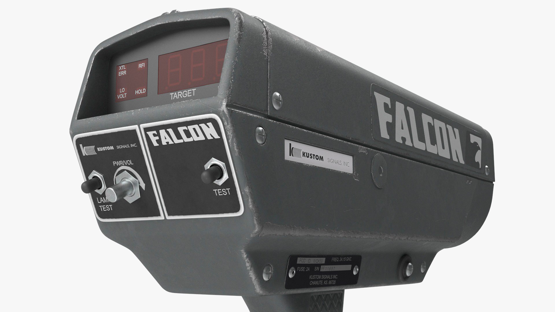 Radar Speed Gun Gray Model - TurboSquid 2151829