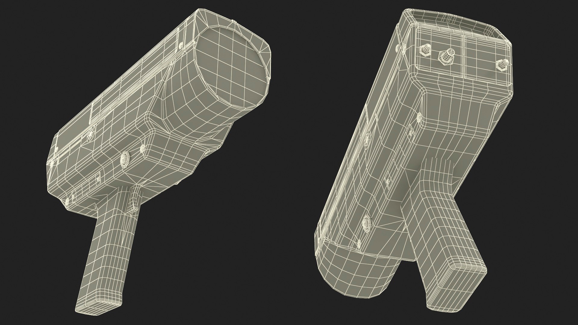 Radar Speed Gun Gray Model - TurboSquid 2151829