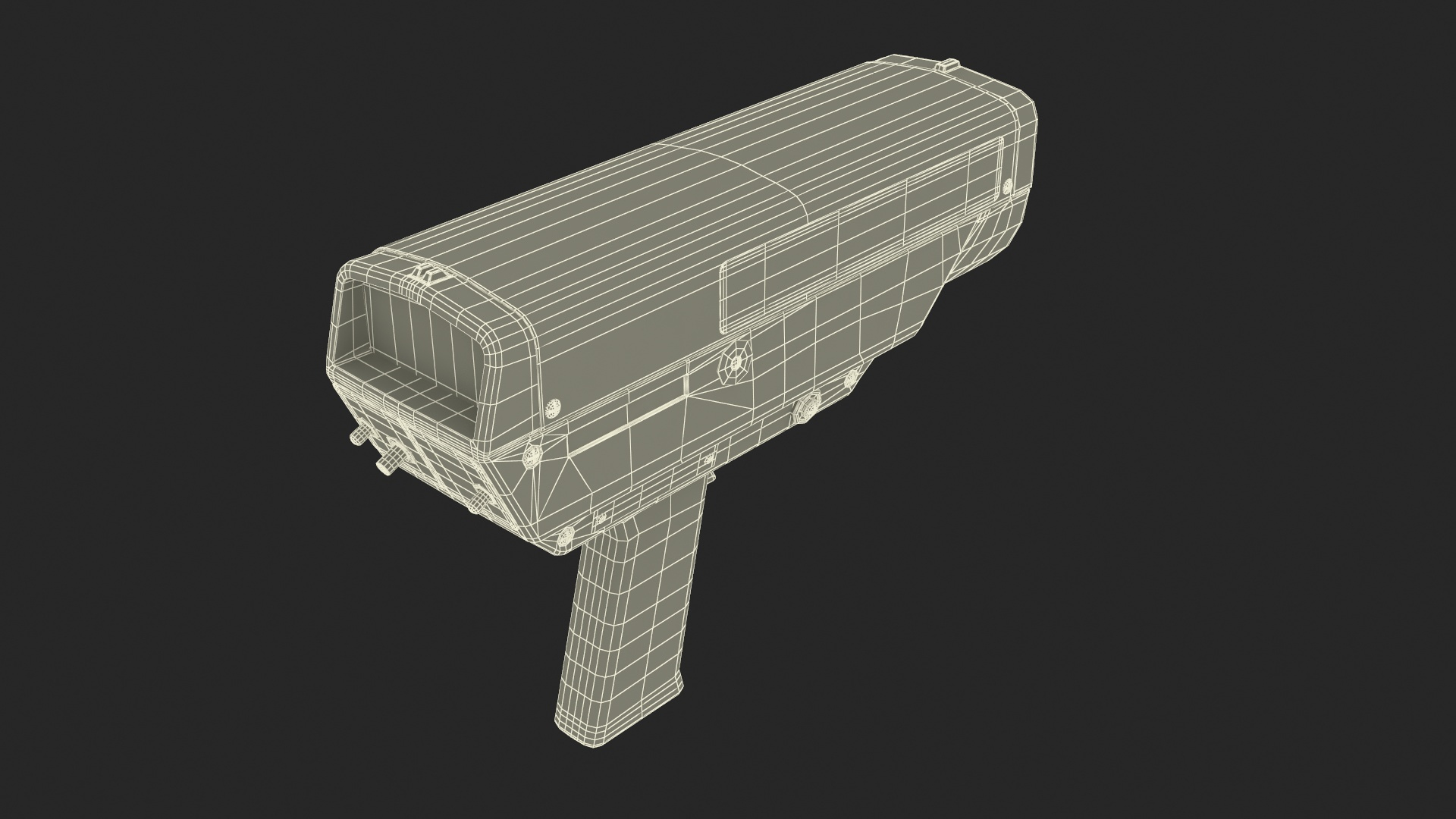 Radar Speed Gun Gray Model - TurboSquid 2151829