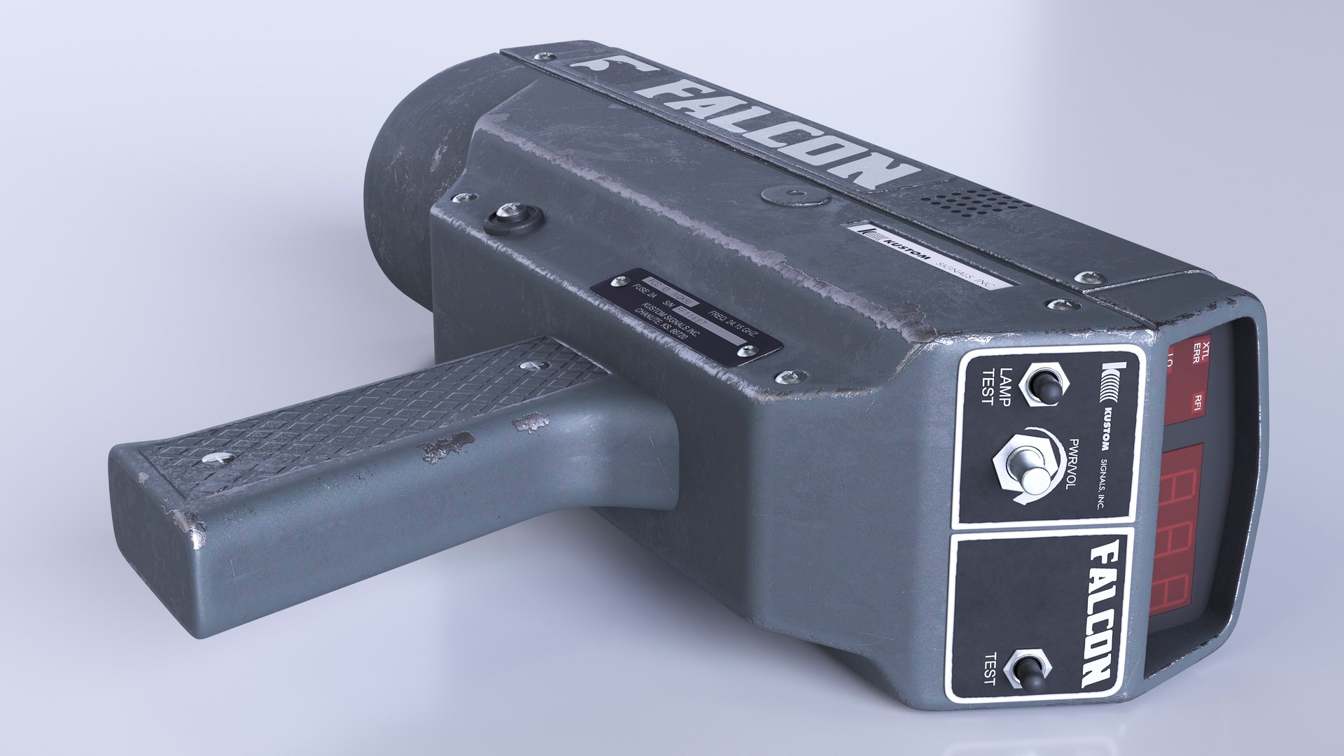 Radar Speed Gun Gray Model - TurboSquid 2151829