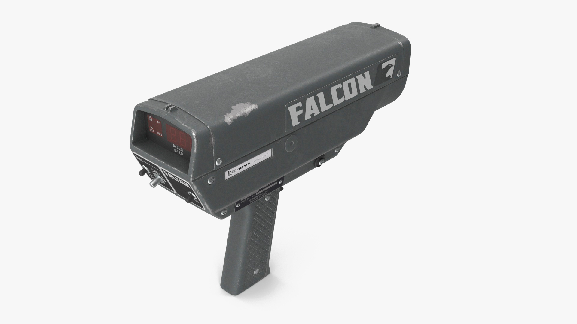 Radar Speed Gun Gray Model - TurboSquid 2151829