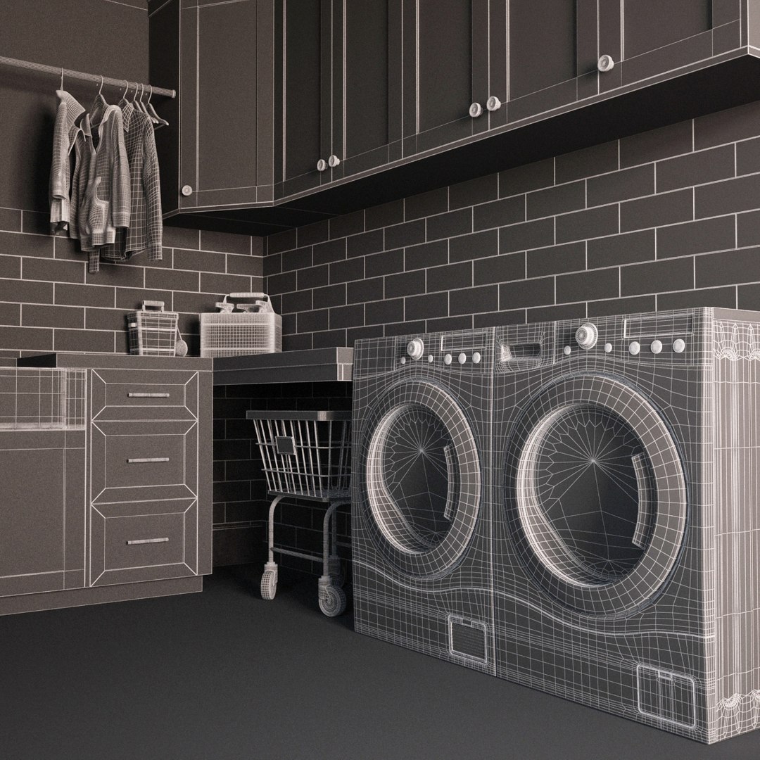 Laundry Model - TurboSquid 1646813