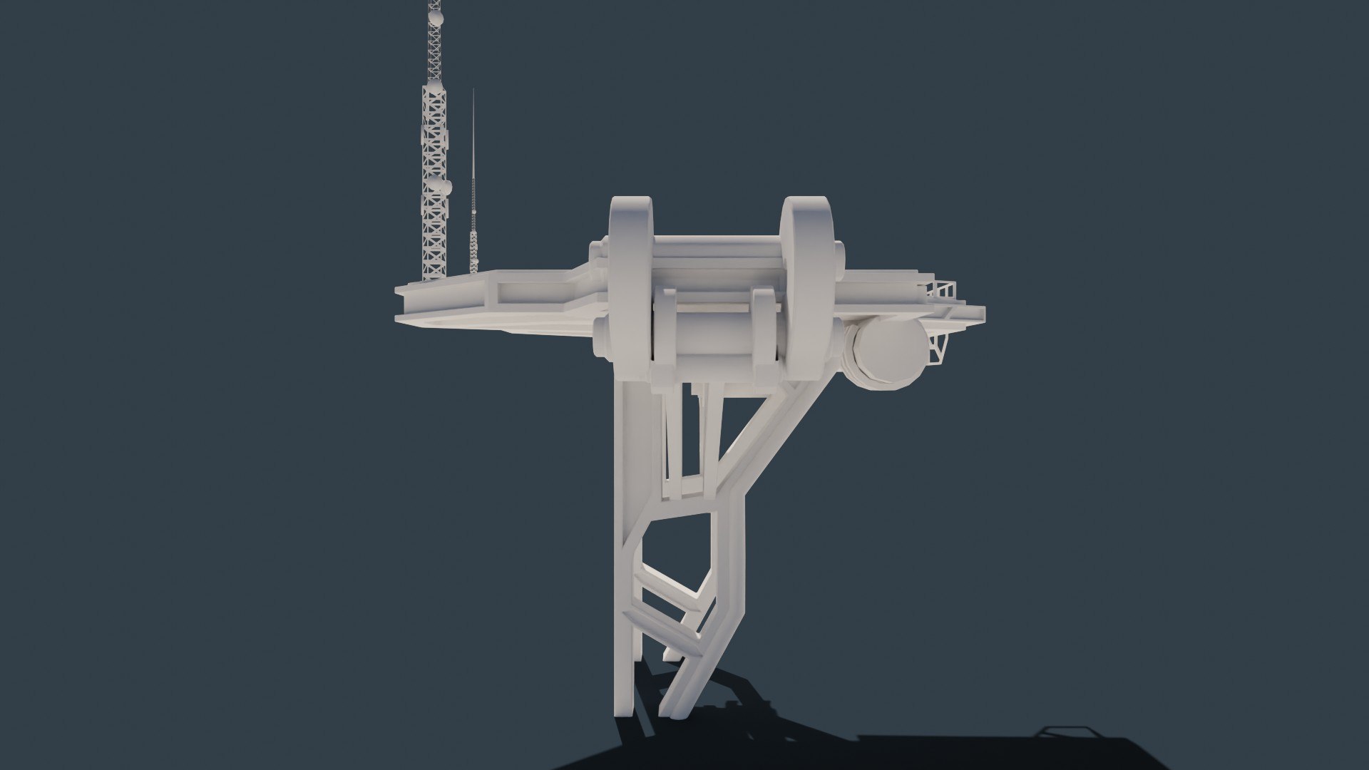 3D Futuristic Oil Rig Structure Model - TurboSquid 1956694
