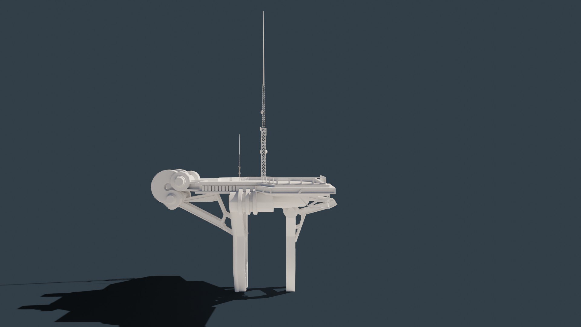 3D Futuristic Oil Rig Structure Model - TurboSquid 1956694