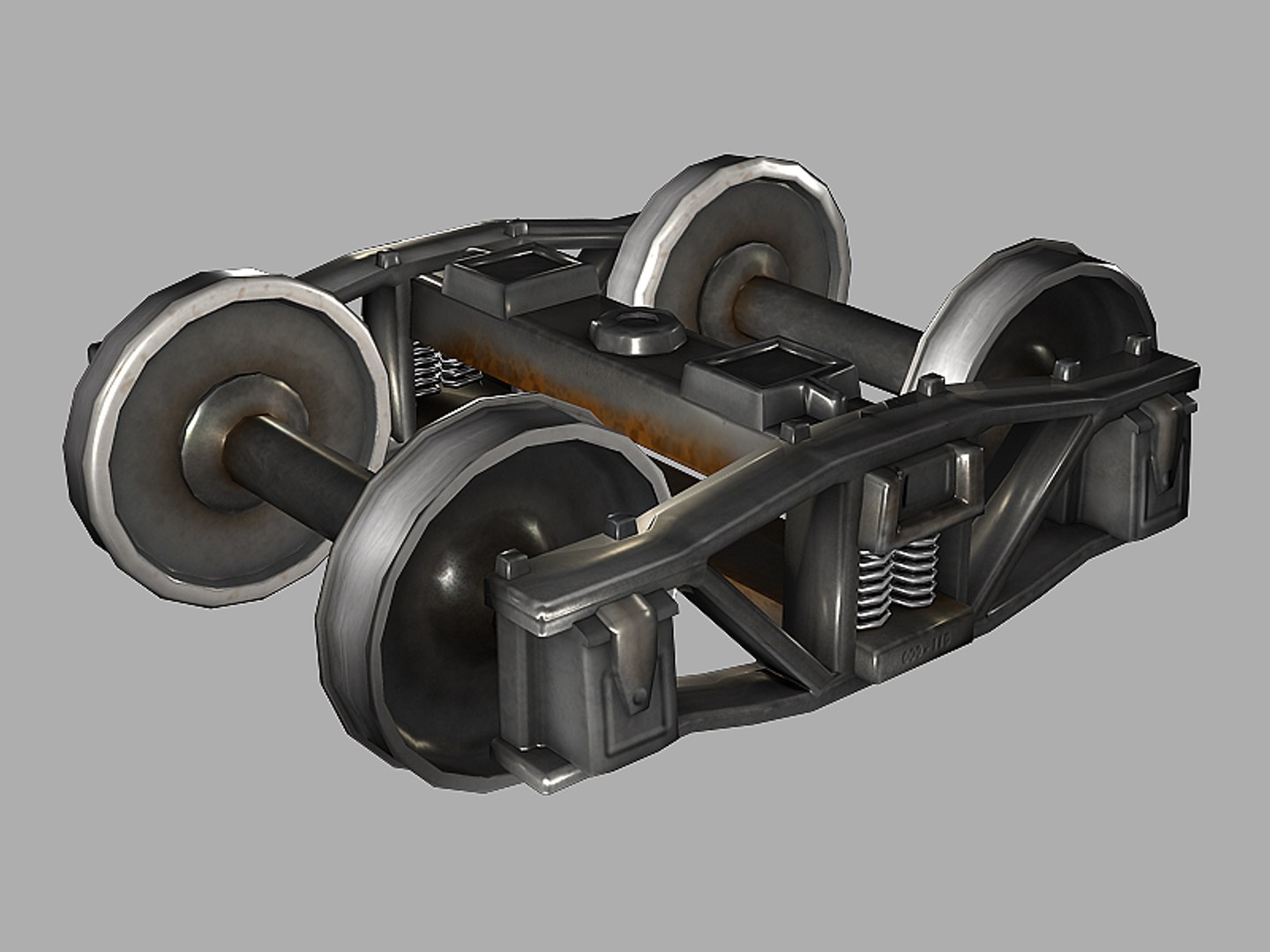 maya train bogie
