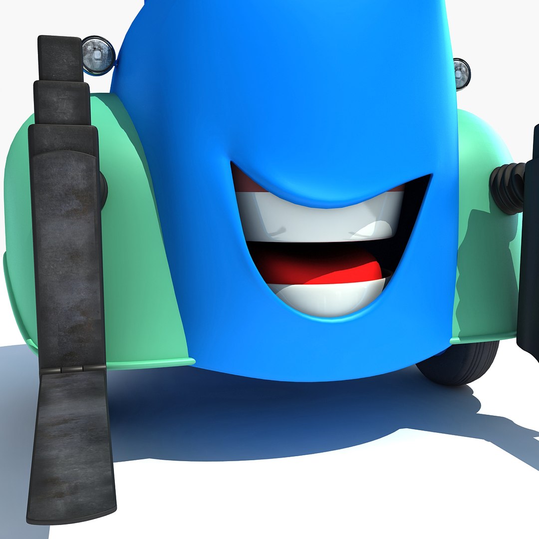 characters disney pixar cars 3d model