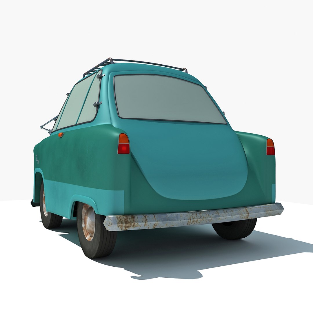 characters disney pixar cars 3d model