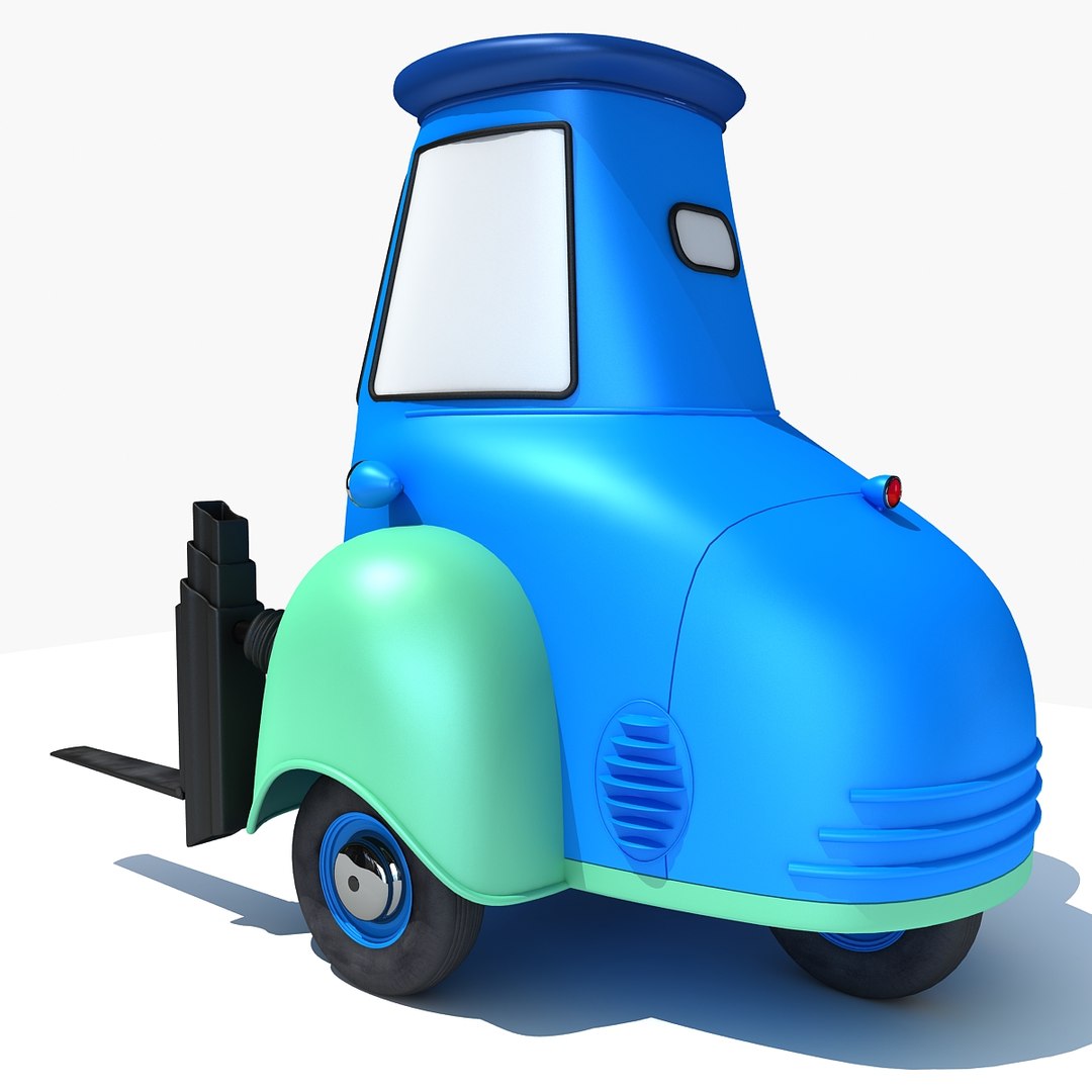 characters disney pixar cars 3d model