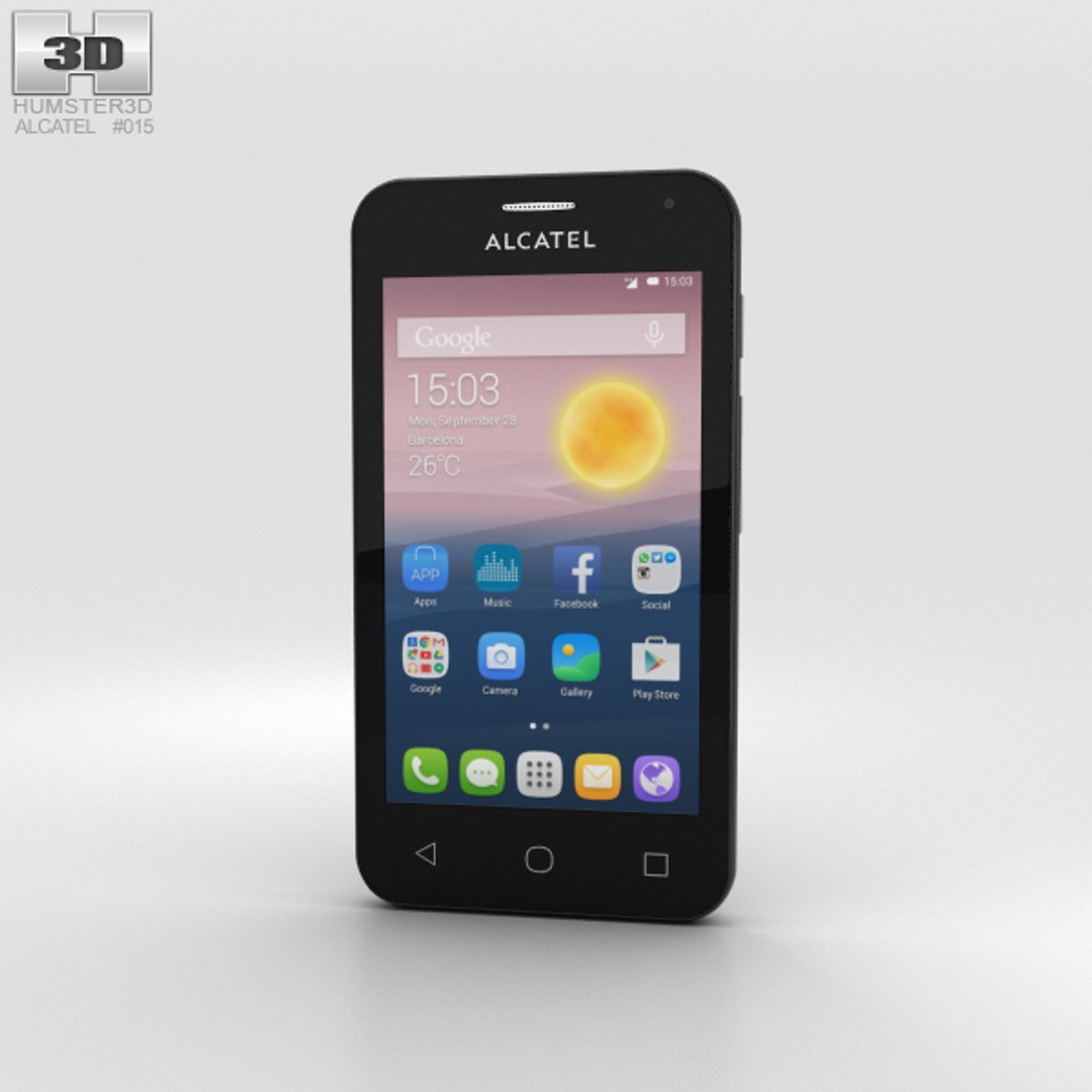 Alcatel onetouch touch 3D - TurboSquid 1246001