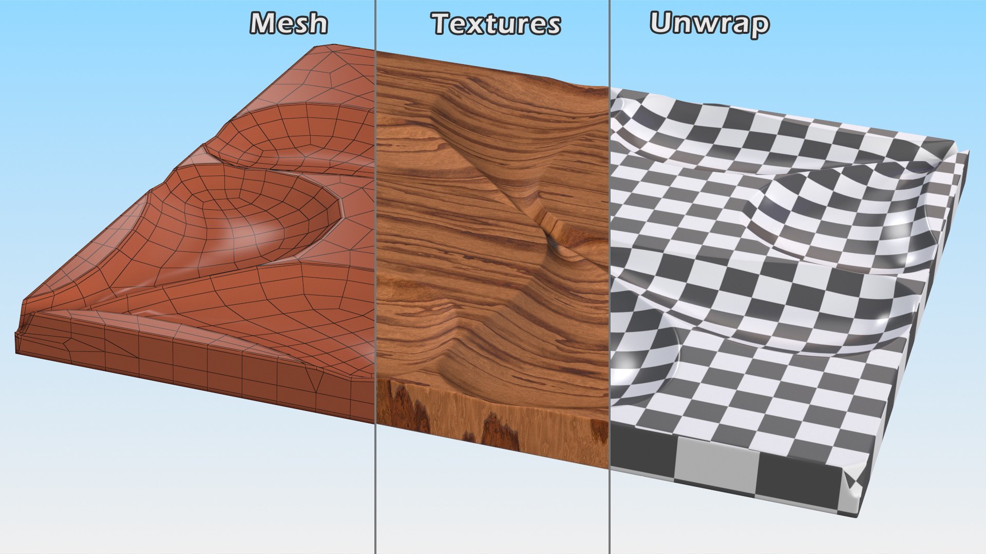 3D 3D Wall Panel Drops Wood - TurboSquid 1907958