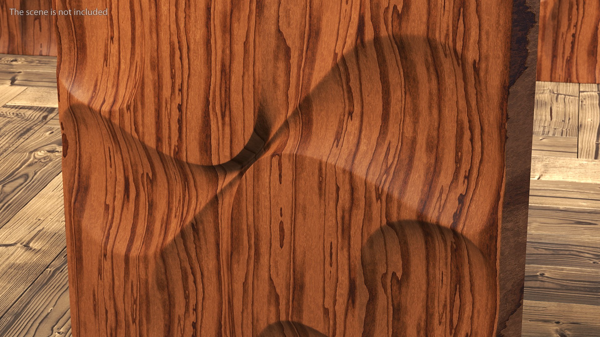 3D 3D Wall Panel Drops Wood - TurboSquid 1907958