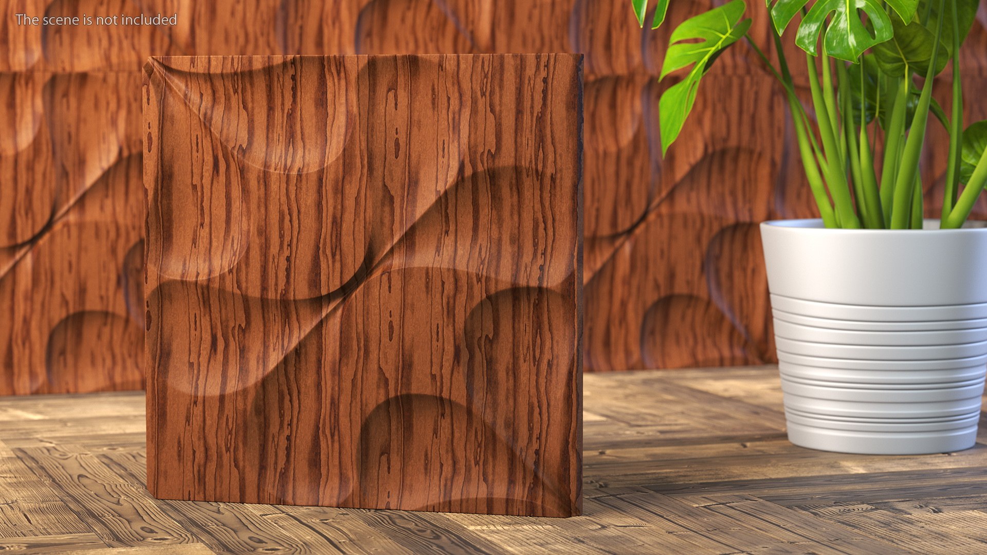 3D 3D Wall Panel Drops Wood - TurboSquid 1907958