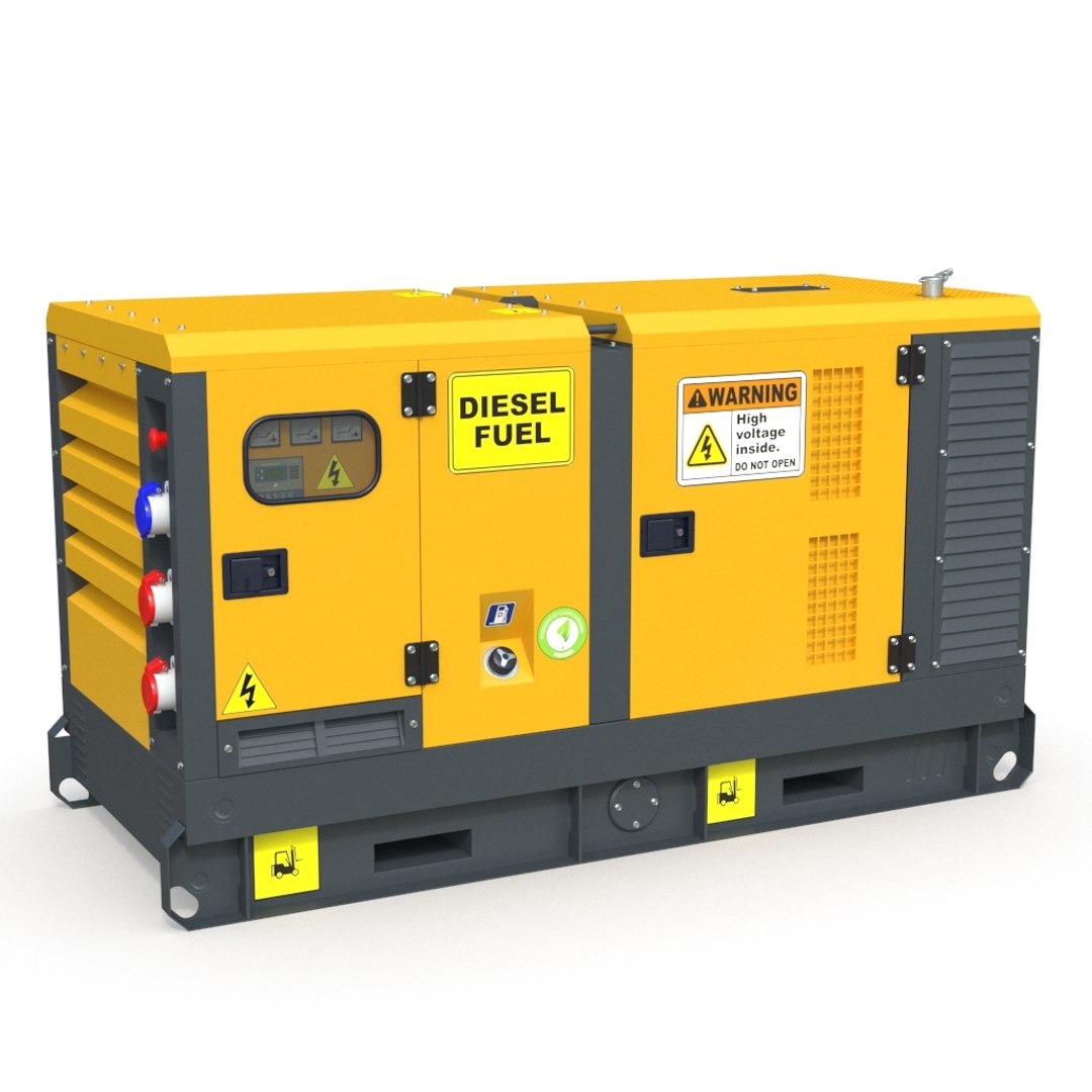 3D Power Generator Pbr Model - TurboSquid 1508528