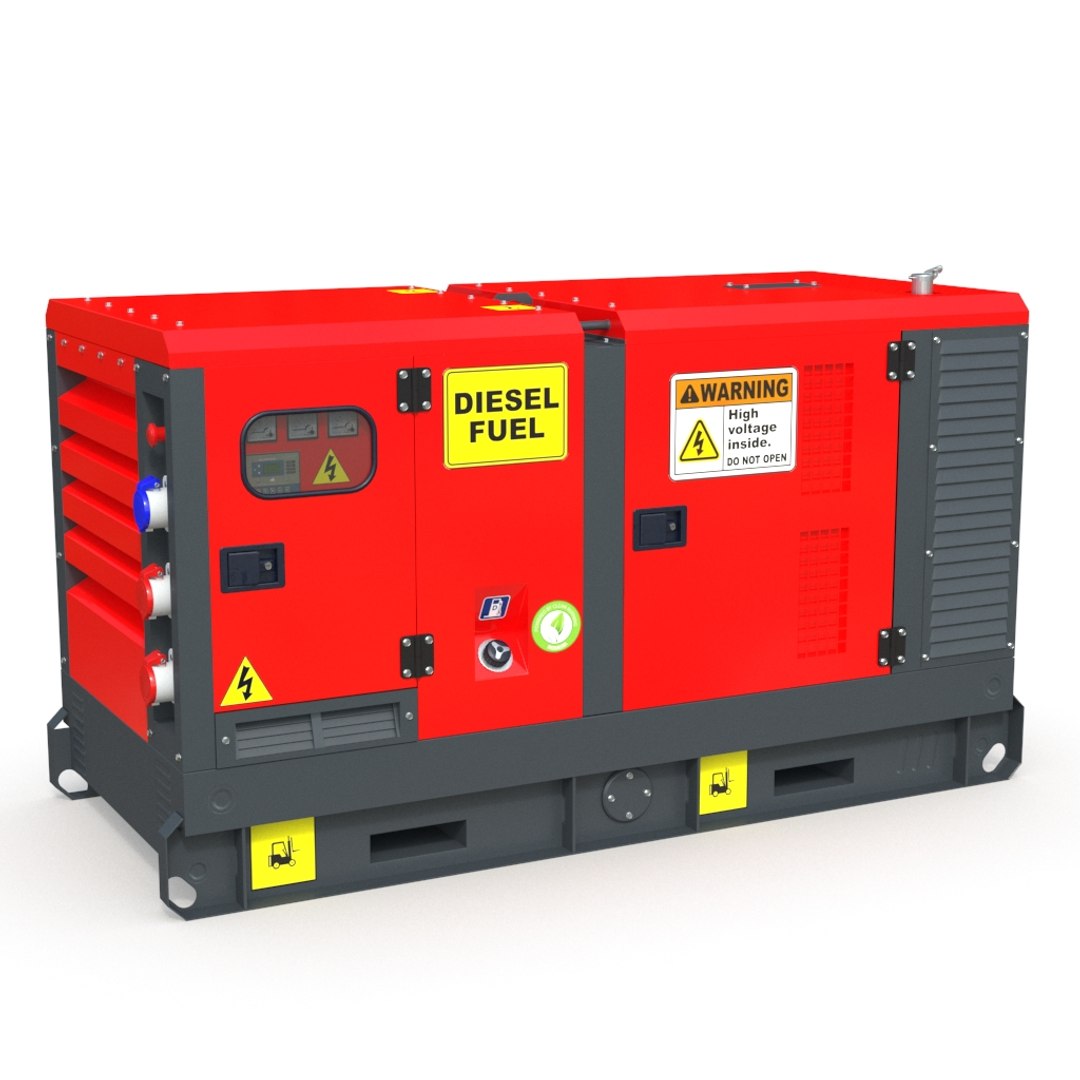 3D Power Generator Pbr Model - TurboSquid 1508528