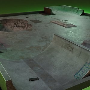 Skate Park Blender Models for Download | TurboSquid